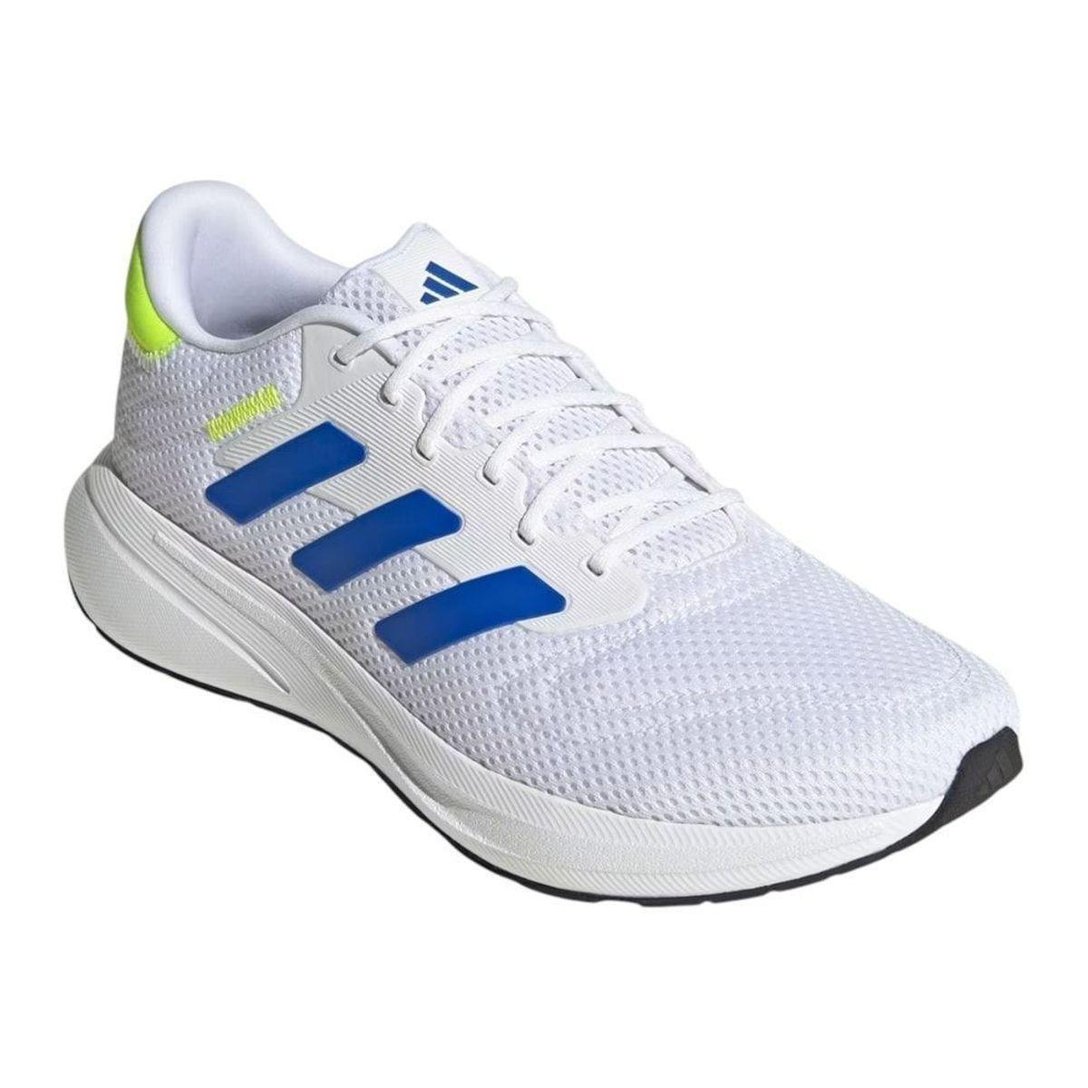 Tênis Adidas Response Runner Unissex - Branco e Azul 43,5 - Branco ...