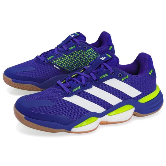 Tênis Adidas Stabil 16 Azul e Branco - Azul | Netshoes