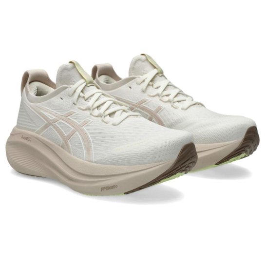 Tênis Asics Gel Nimbus 27 Luxe Feminino - Creme | Netshoes