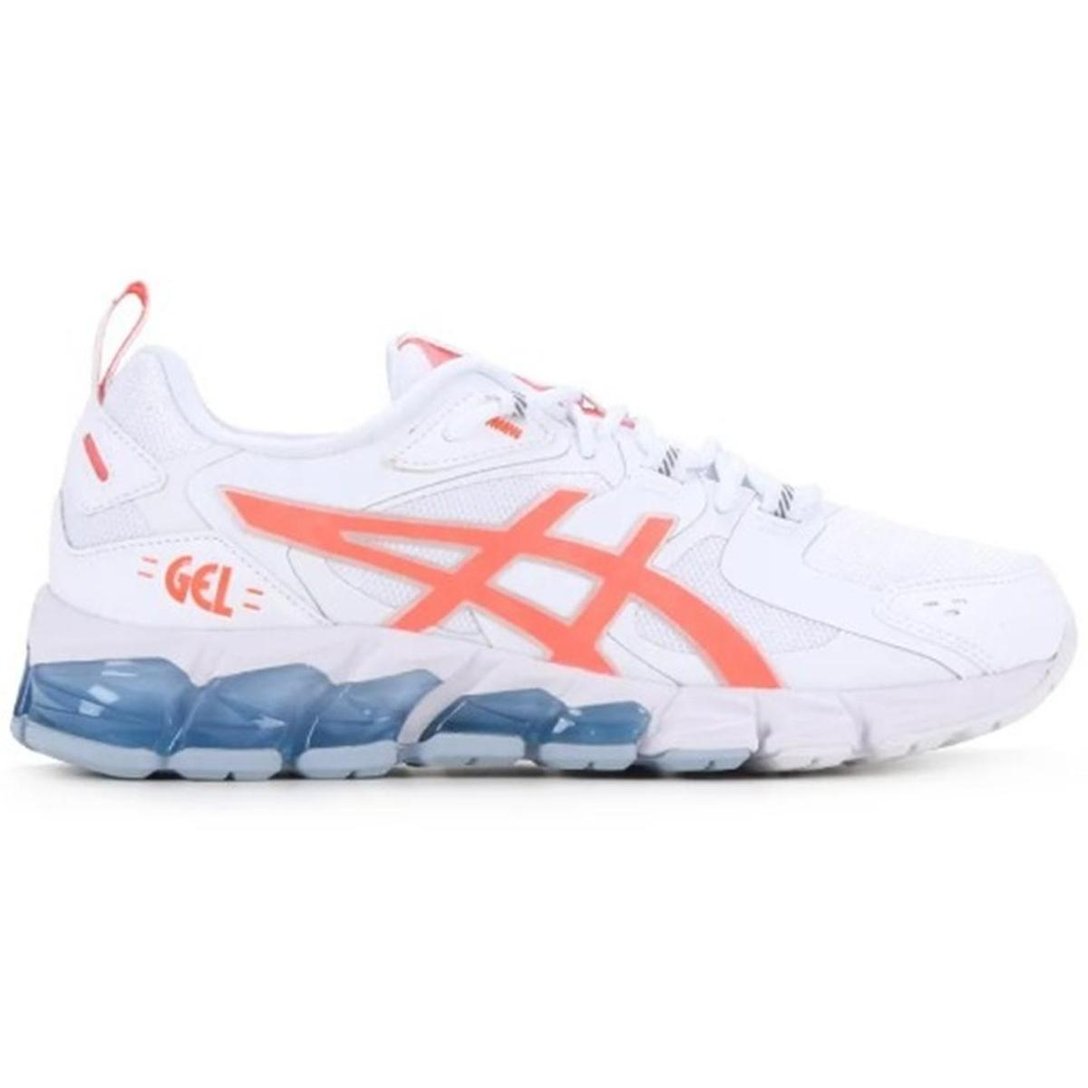 Tênis Asics Gel-Quantum 180 6 Branco e Coral Feminino - Branco | Netshoes