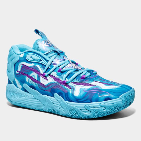 Tênis Basquete Puma MB 03 Charlotte - Azul | Netshoes