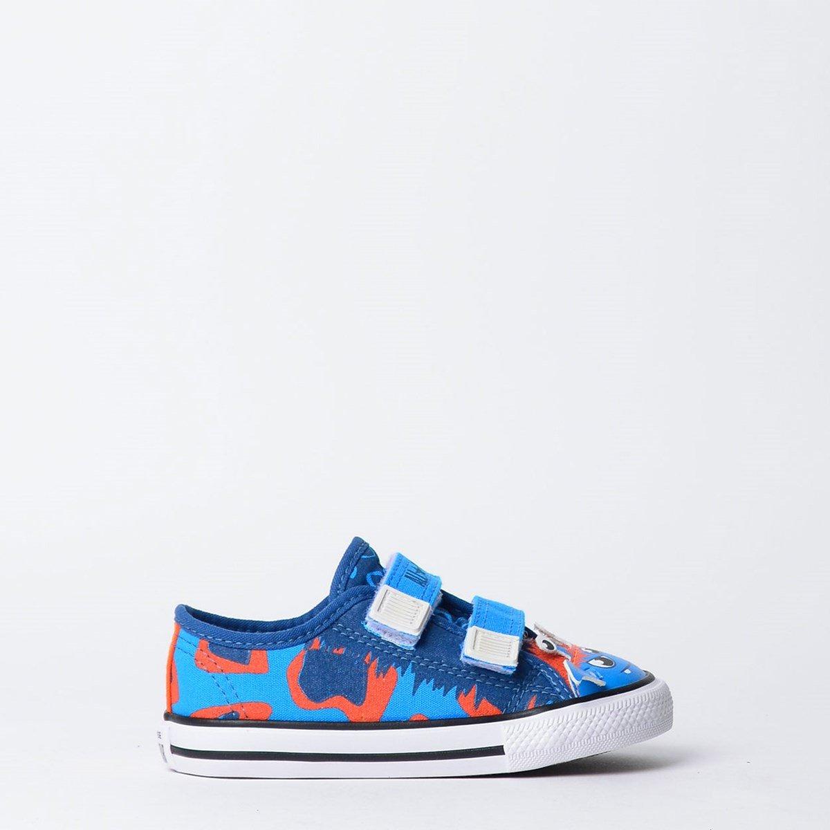 Tênis Bebê Converse Chuck Taylor All Star Border Masculino - Azul ...