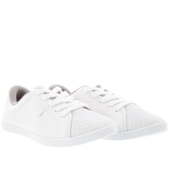 Tênis Beira Rio Casual Texturizado Branco - 38 - Branco | Netshoes