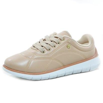 Tenis Beira Rio Conforto Feminino - Bege | Netshoes