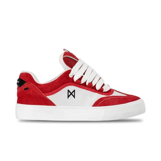 Tênis Blast COMPLY Vermelho e Branco - Branco | Netshoes