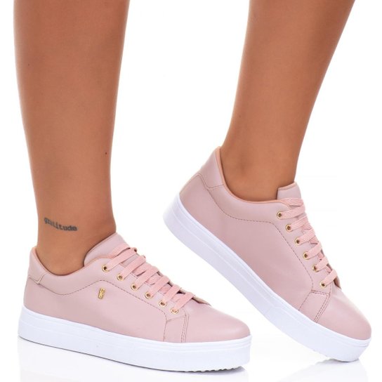 Tênis Branco Feminino Casual Estilo Shoes Branco Netshoes