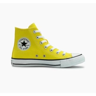 Tênis Cano Alto Chuck Taylor Converse All Star - Amarelo | Netshoes