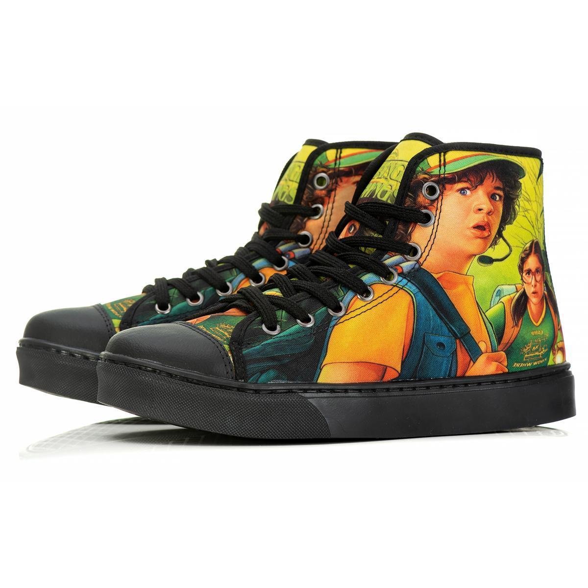 Tênis Cano Alto Série Stranger Things Dustin - Preto | Netshoes