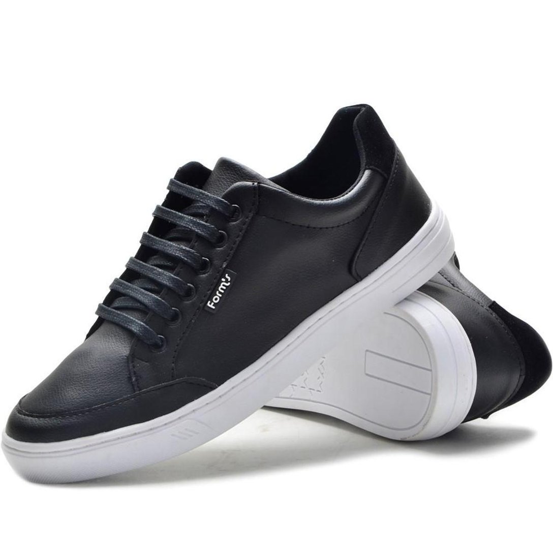 Tênis Casual Cano Baixo Masculino Form's - Preto | Netshoes