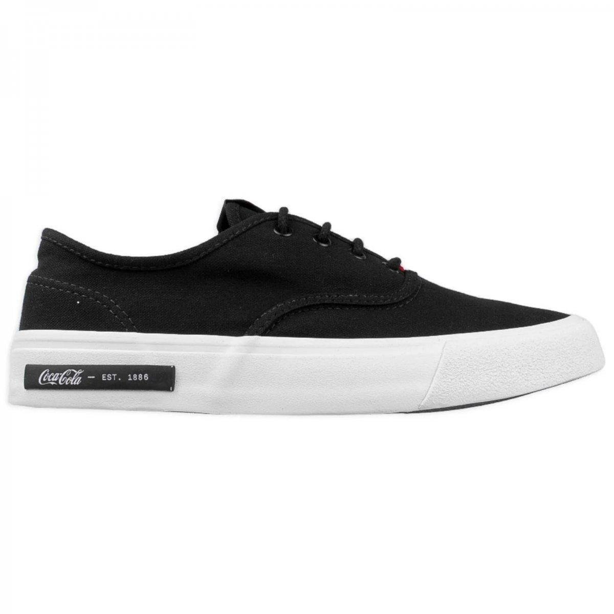 Tênis Casual Coca Cola Kick Up Cc2203 Masculino - Preto | Netshoes