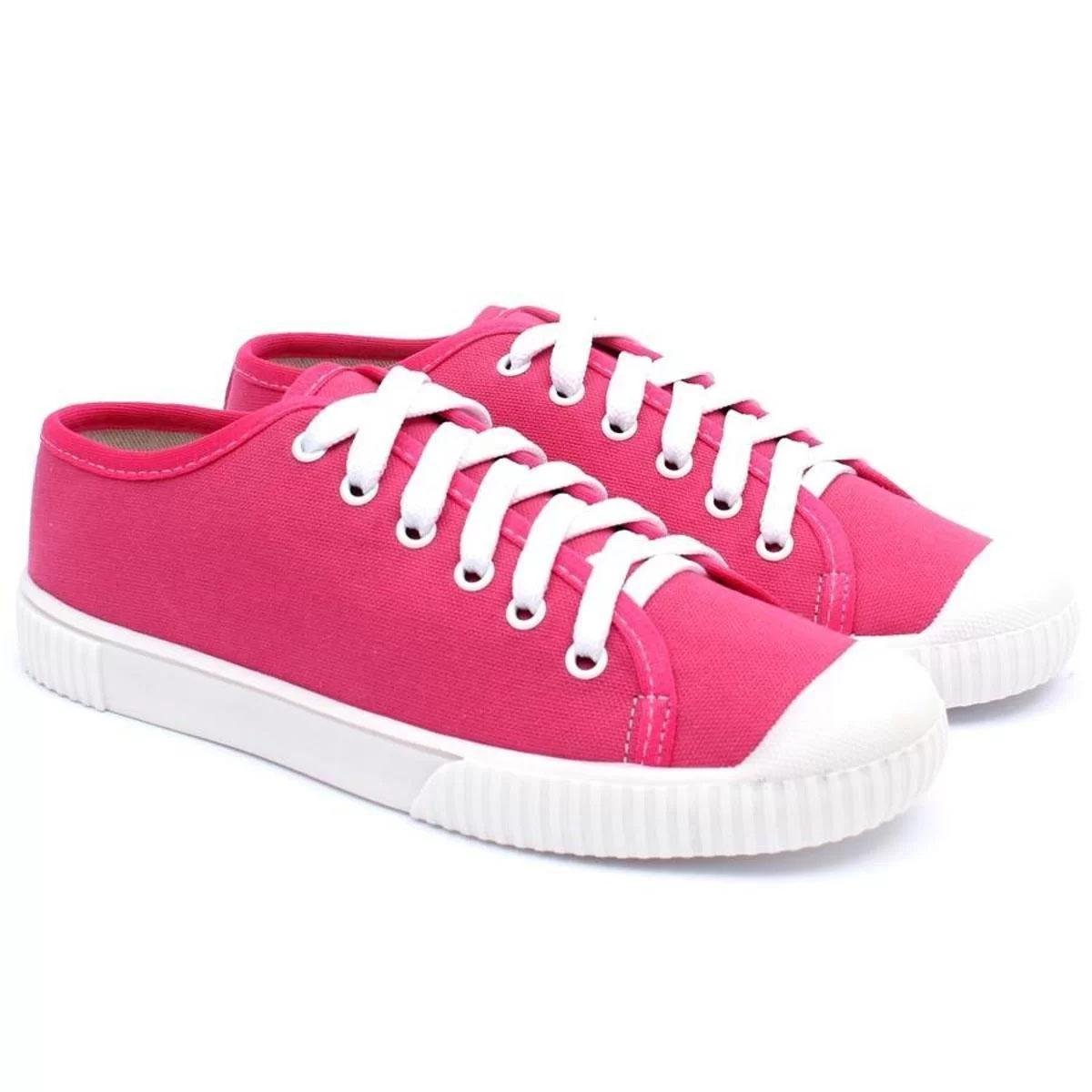 Tênis Casual feminino All Colors - Sarja Star - Pink | Netshoes