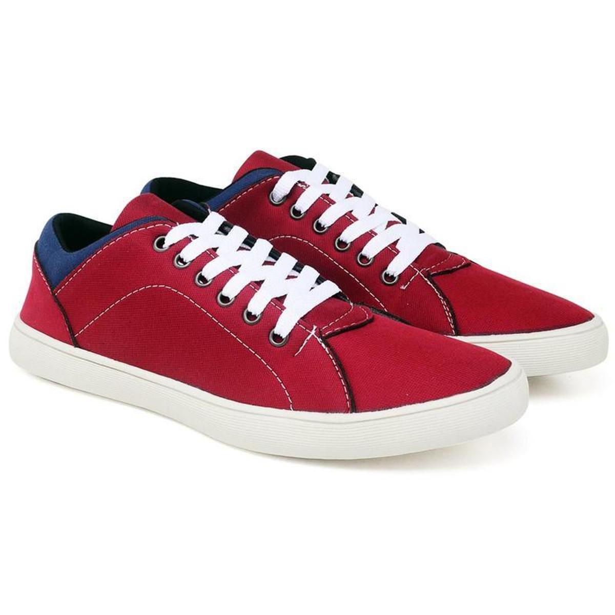 Tênis Casual Masculino Conforto SaP - Vermelho | Netshoes