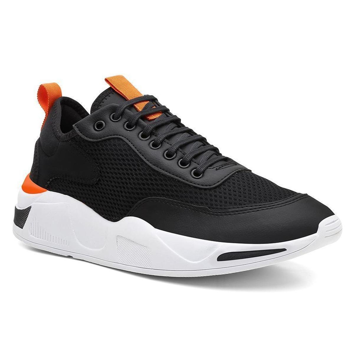 Tênis Casual Masculino Polo Plus - Preto | Netshoes