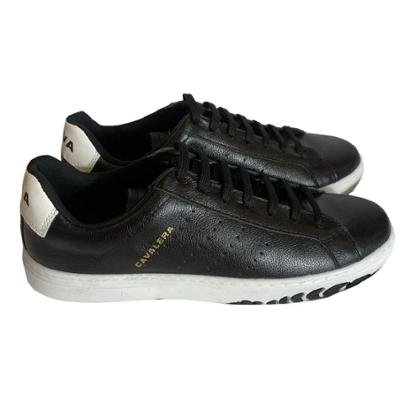 Tenis Cavalera Couro Napa Americana Preto - Preto | Netshoes