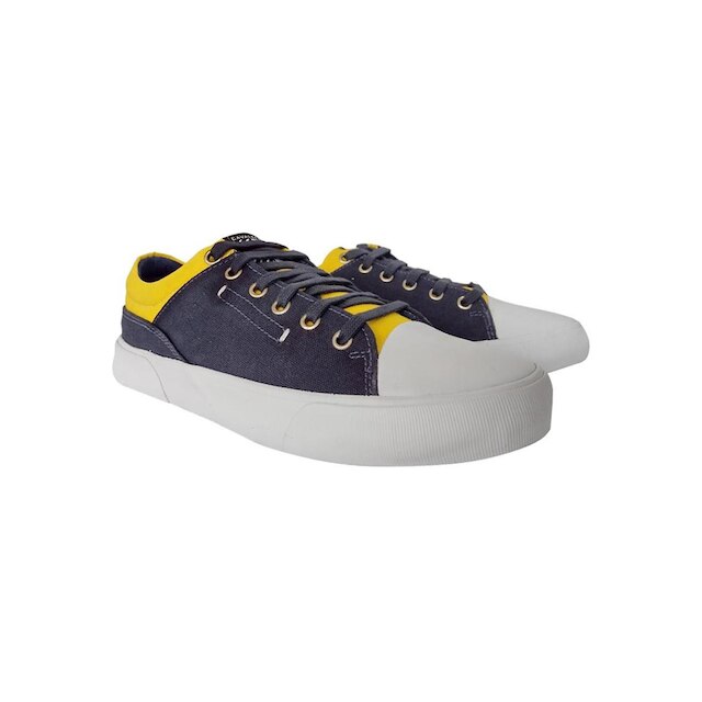 Tênis Cavalera Masculino Lona Buck e Amarelo - Azul | Netshoes