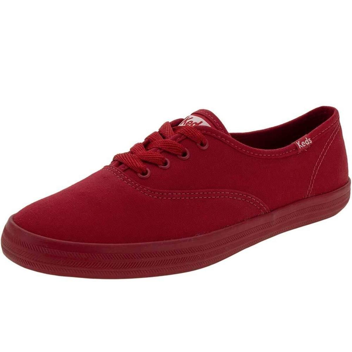 Tênis Champion Leather Keds - Kd10 - Vermelho | Netshoes