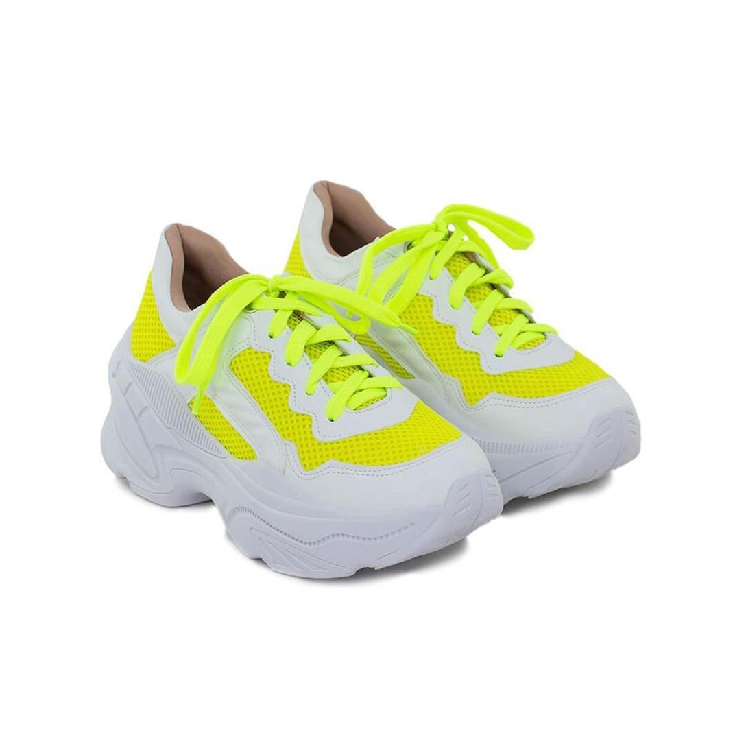 Tênis Chunky Tecido Tela Cordão - Colorido | Netshoes