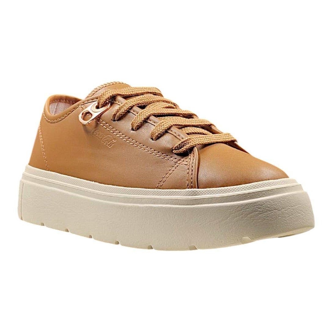 Tênis Coca Cola Harmony Class Town Feminino - Caramelo | Netshoes