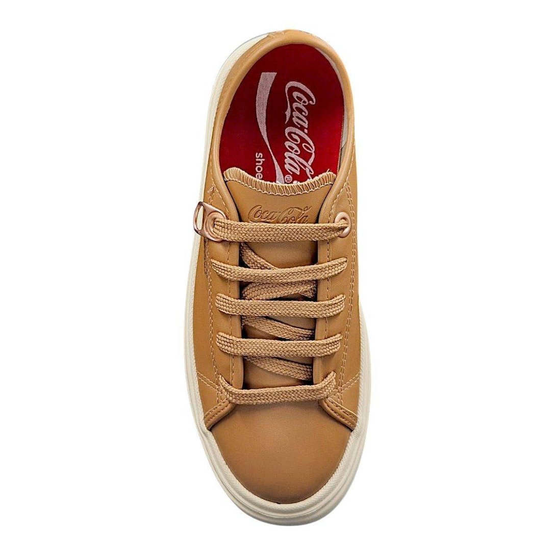 Tênis Coca Cola Harmony Class Town Feminino - Caramelo | Netshoes