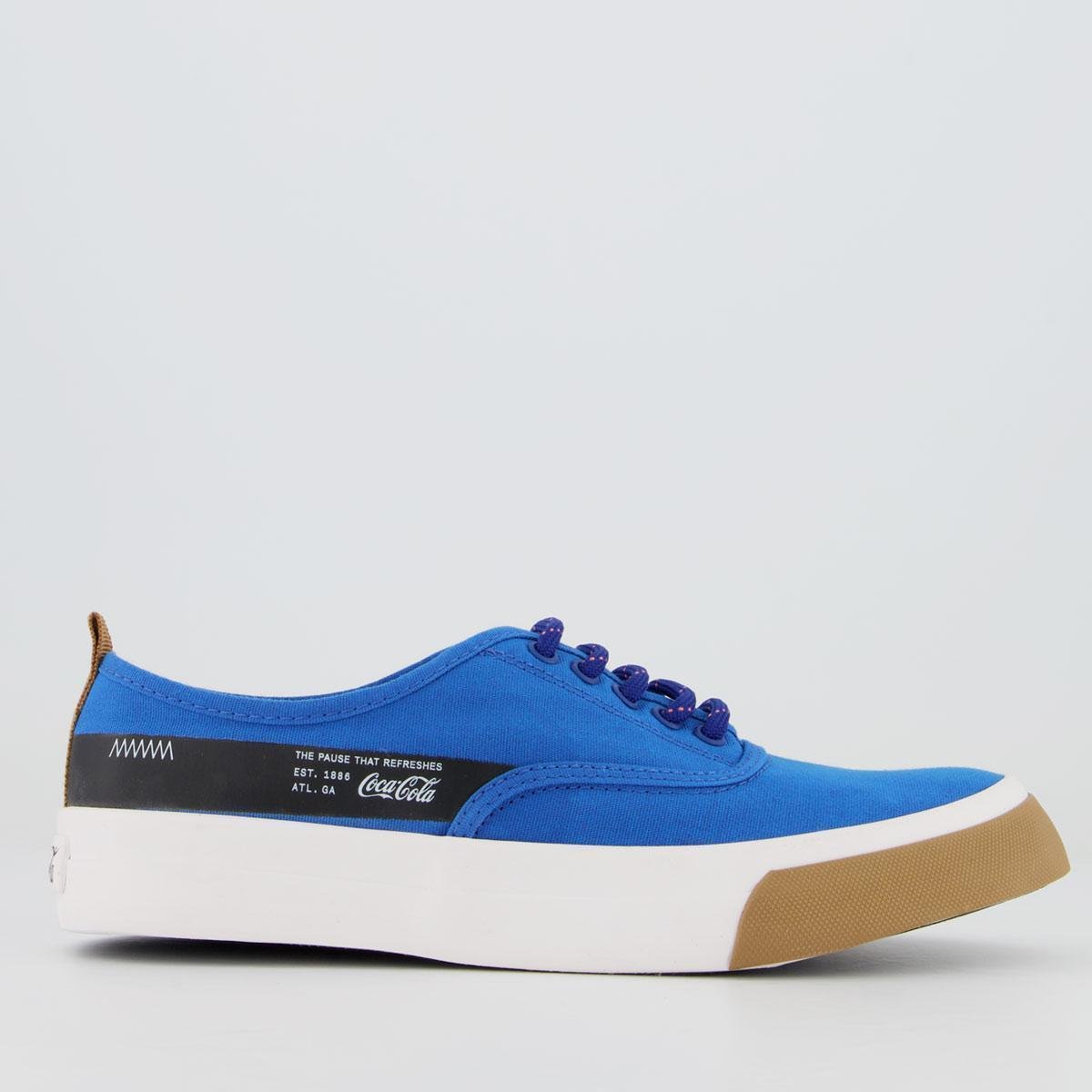 Tênis Coca Cola Kick Laguna Azul - Azul | Netshoes