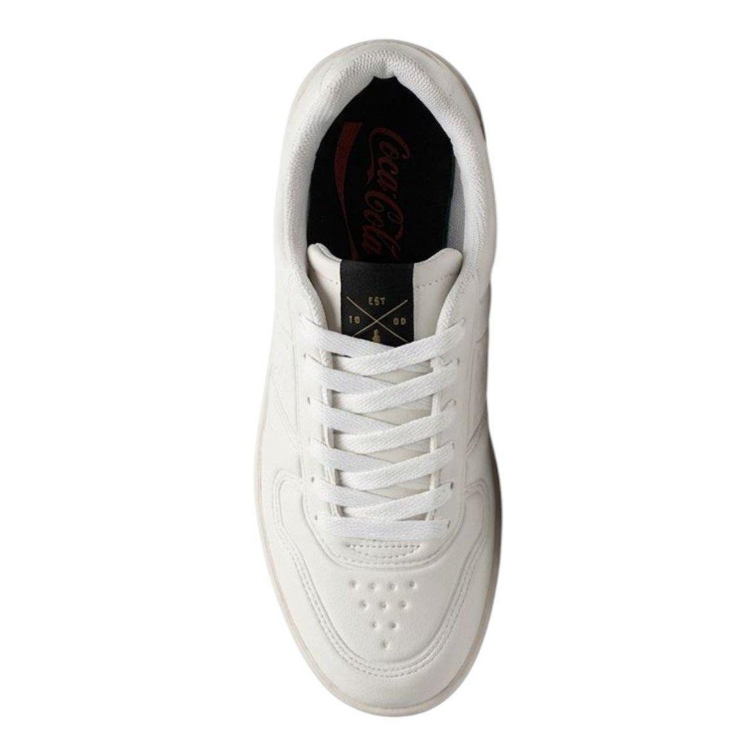 Tênis Coca Cola March Contact Masculino - Branco | Netshoes
