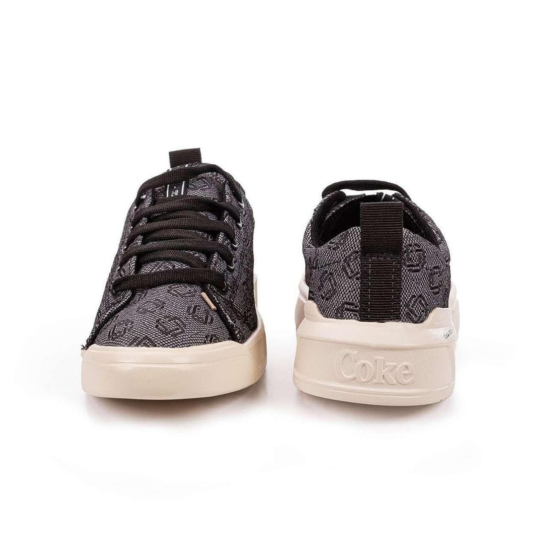 Tênis Coca-Cola Shoes Soho Monogram Feminino - Preto | Netshoes