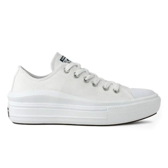 Tênis Converse All Star Flatform Chuck Taylor Move CT1592 - Branco ...