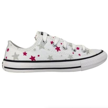 Tênis Converse Chuck Taylor All Star Estrela Infantil - Branco | Netshoes