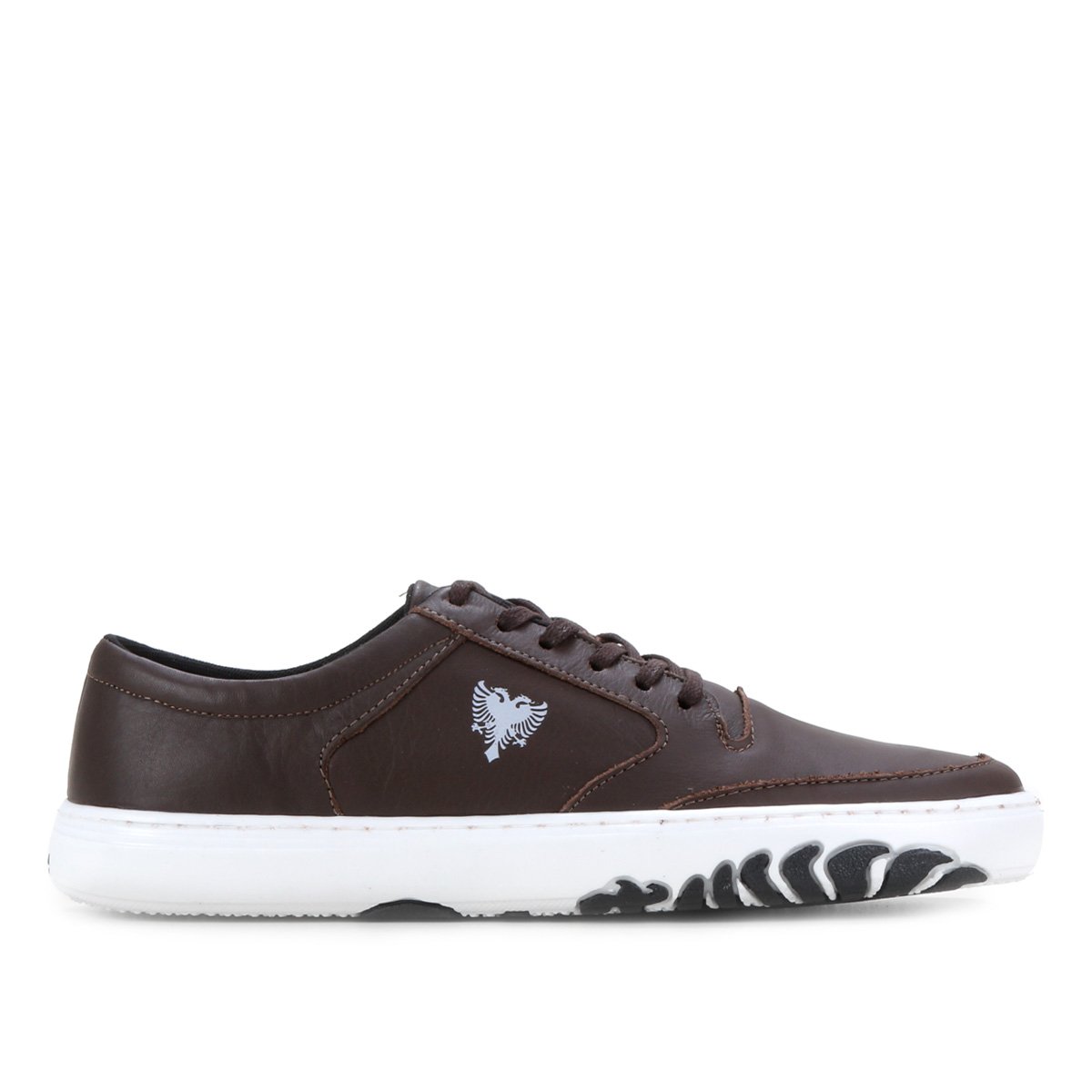 Tênis Couro Cavalera Carlos Masculino - Marrom | Netshoes