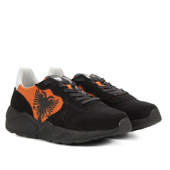 Tênis Couro Cavalera Enzo Masculino - Preto | Netshoes