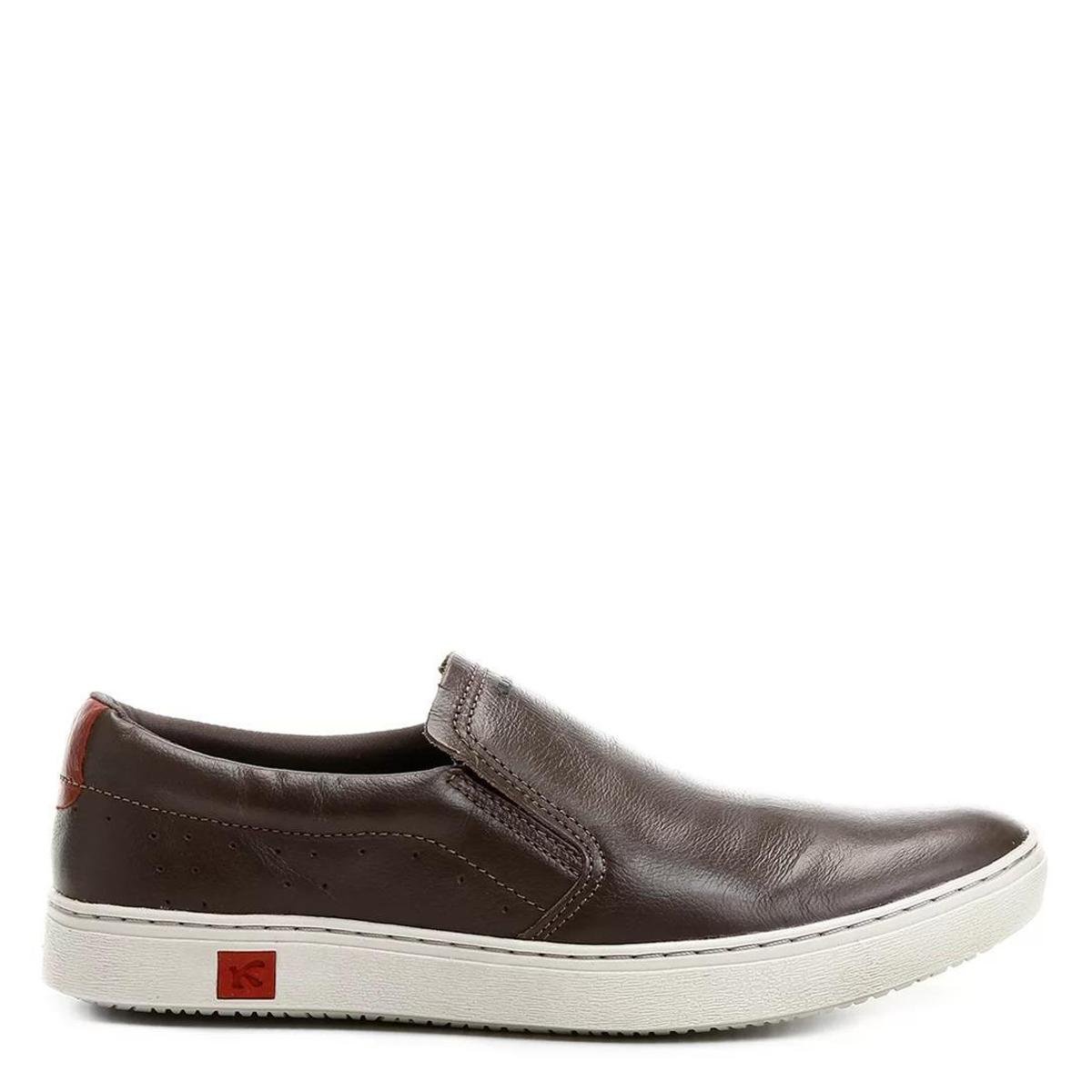 Tênis Couro Kildare Masculino - Marrom | Netshoes