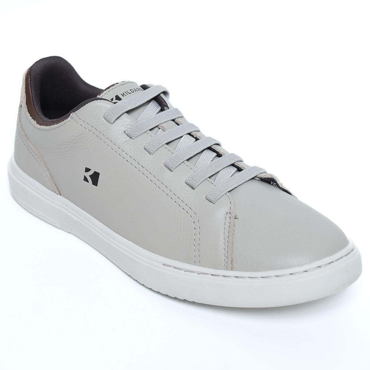 Tênis Couro Kildare Soho Masculino - Creme | Netshoes