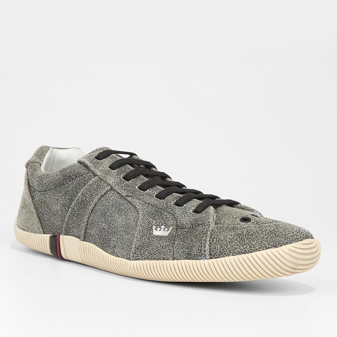 Tênis Couro Osklen Riva Elástico Gasto Masculino - Preto | Netshoes