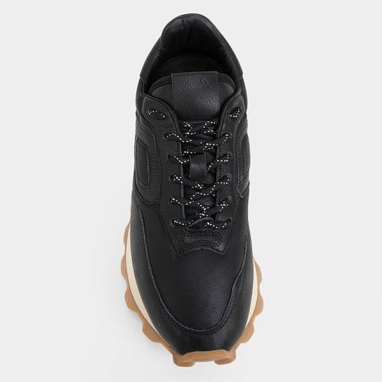 Tênis Couro Reserva Yankee Leather Masculino - Preto | Netshoes