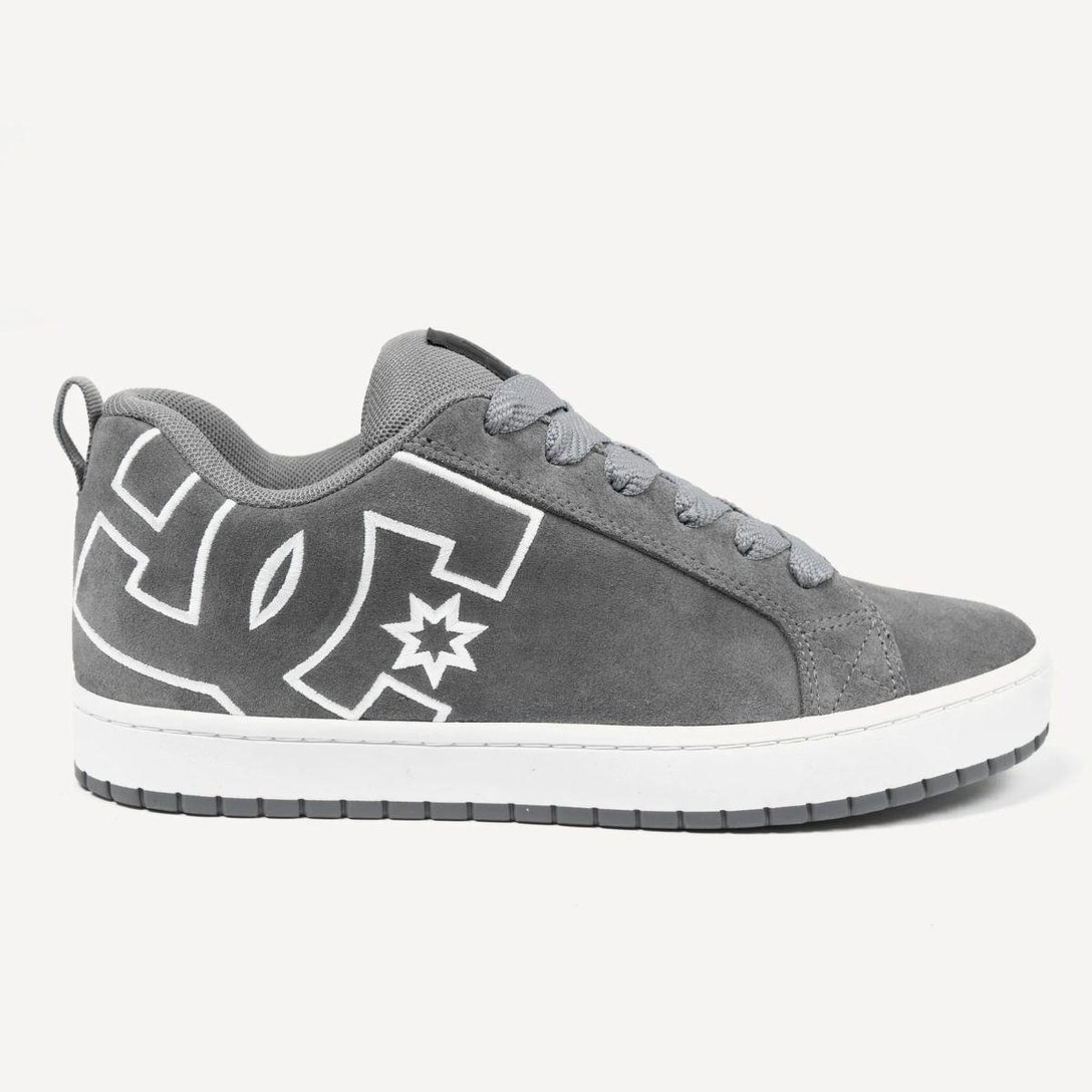 Tênis Dc Shoes New Court Graffik Se Grey White - Cinza | Netshoes
