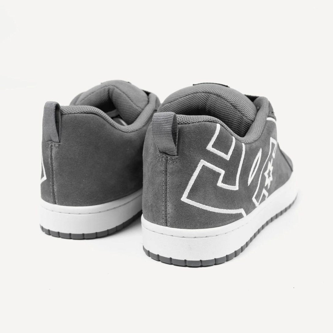 Tênis Dc Shoes New Court Graffik Se Grey White - Cinza | Netshoes