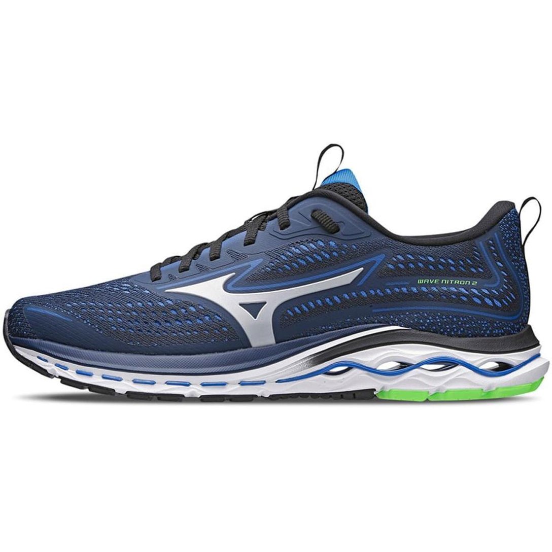 Tênis de Corrida Masculino Mizuno Wave Nitron 2 - Azul | Netshoes
