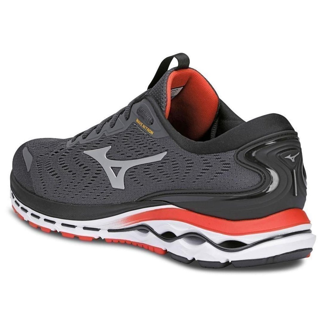 Tênis de Corrida Masculino Mizuno Wave Nitron - Cinza | Netshoes