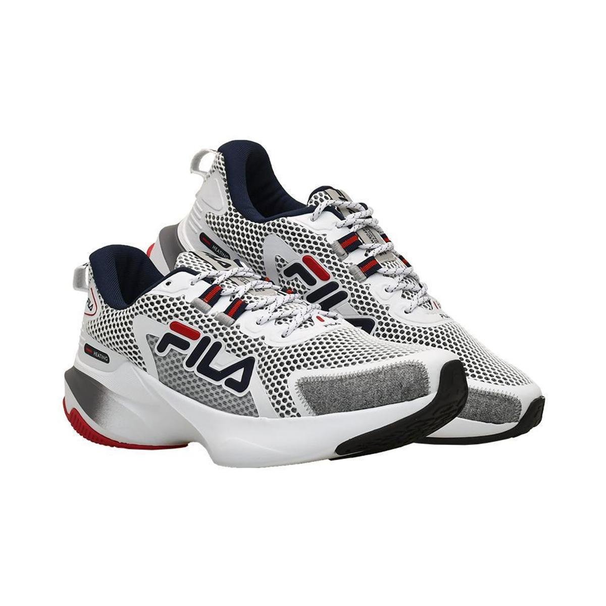 Tênis de Corrida Preto Masculino Recovery | Fila - Branco | Netshoes