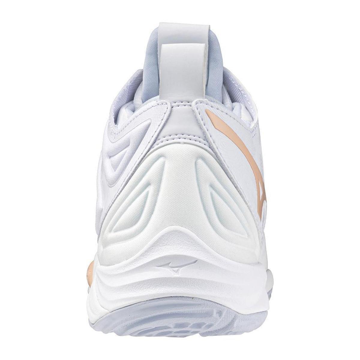 Tênis de Vôlei Feminino Mizuno Wave Momentum 3 Mid - Branco | Netshoes