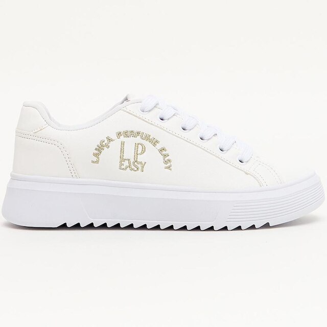 Tênis Easy Lança Perfume Logo Lateral Feminino - Branco | Netshoes