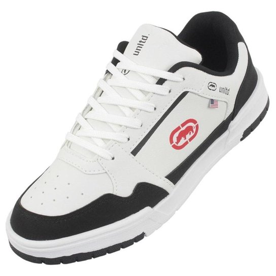 Tênis Ecko Detroit Preto Branco Vermelho - Branco | Netshoes