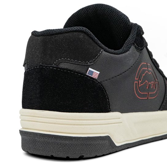Tênis Ecko Pasadena Unissex | Preto Vermelho - Preto | Netshoes