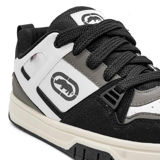 Tênis Ecko Riverside Unissex | Branco Preto Grafite - Preto | Netshoes