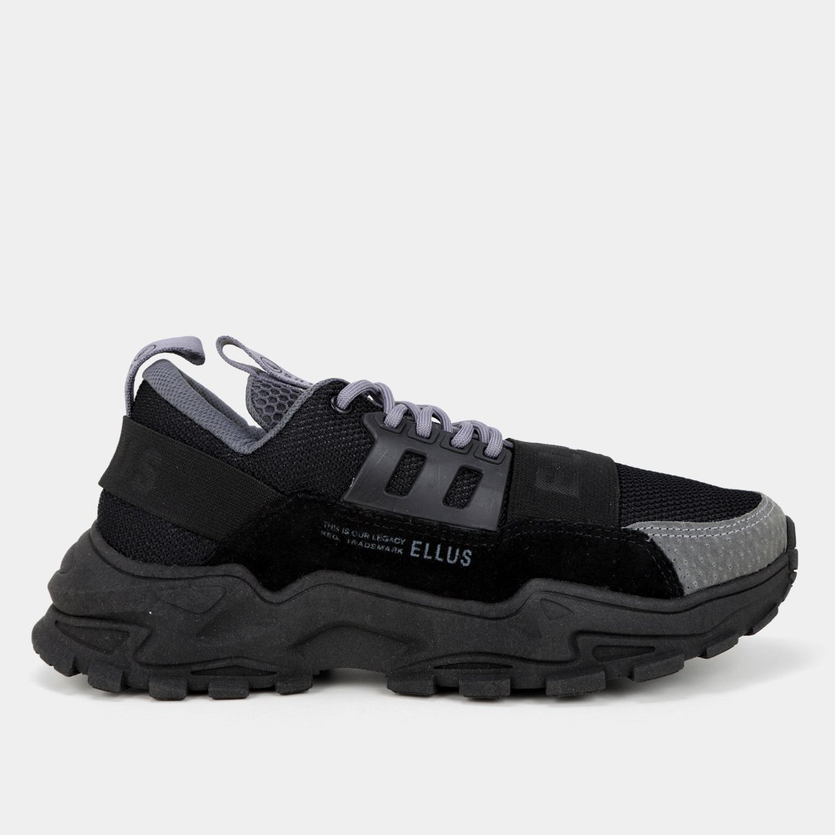 Tênis Ellus Trekking Bicolor Masculino - Preto | Netshoes