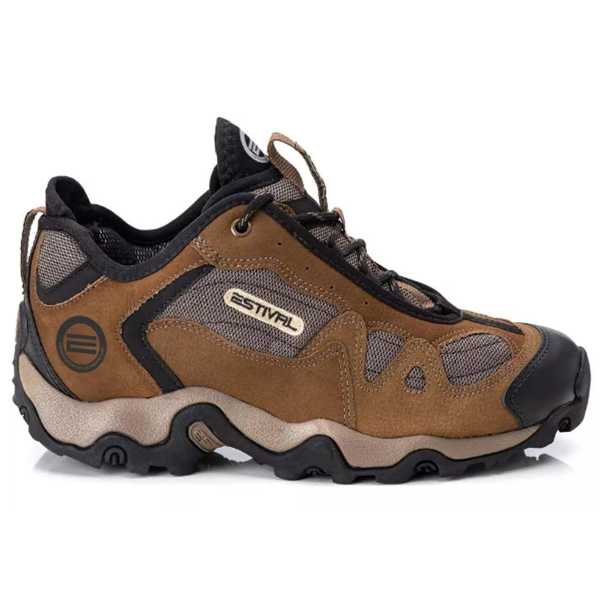 Tênis Estival Gorge Potting Soil Couro Sapato de Segurança - Marrom ...