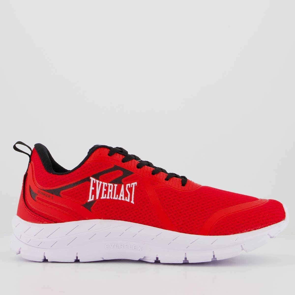 Tênis Everlast Bunker 5 Vermelho e Preto - Vermelho | Netshoes