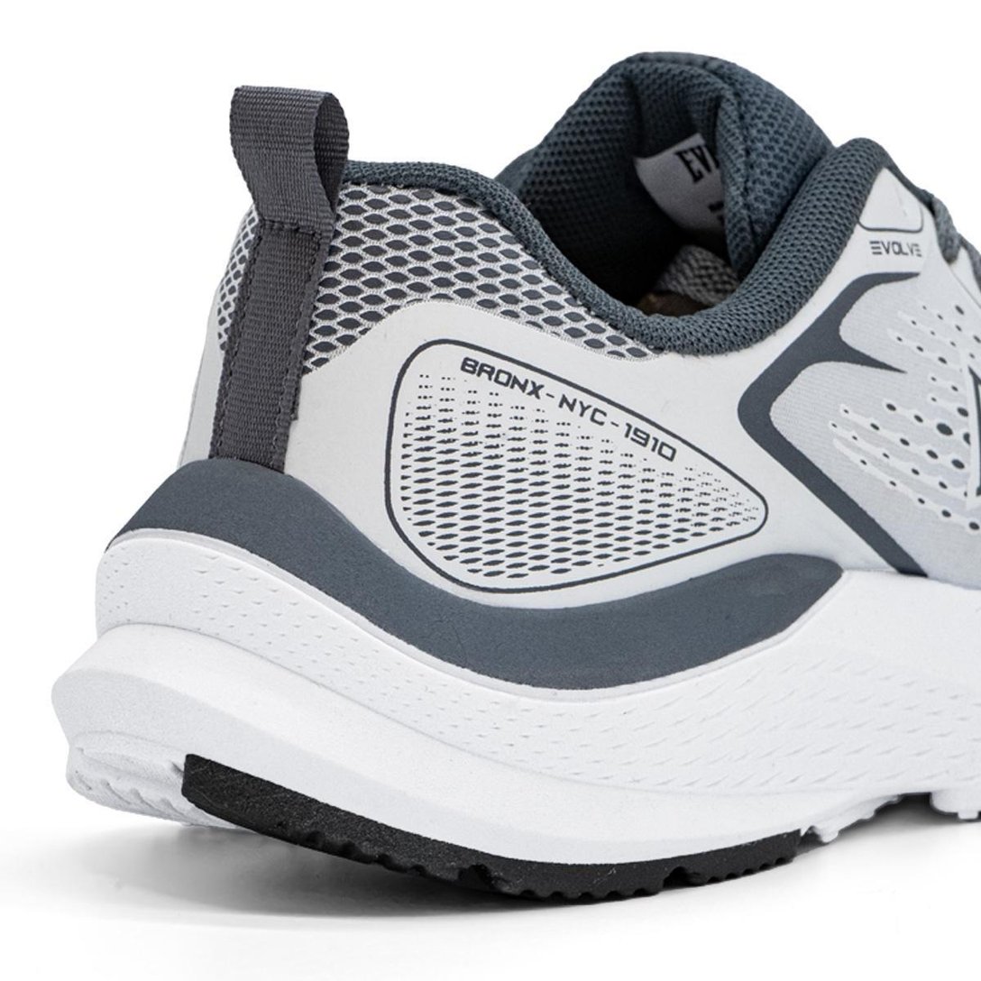 Tênis Everlast Evolve Unissex | Branco Cinza - Branco | Netshoes