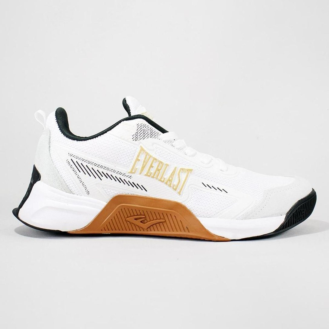 Tênis Everlast Jump 5 Low Branco e Dourado - Branco | Netshoes
