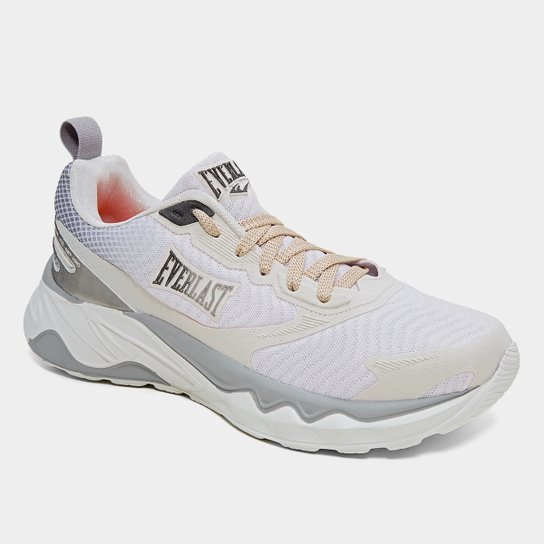 Tênis Everlast Power Base - Bege+Cinza | Netshoes